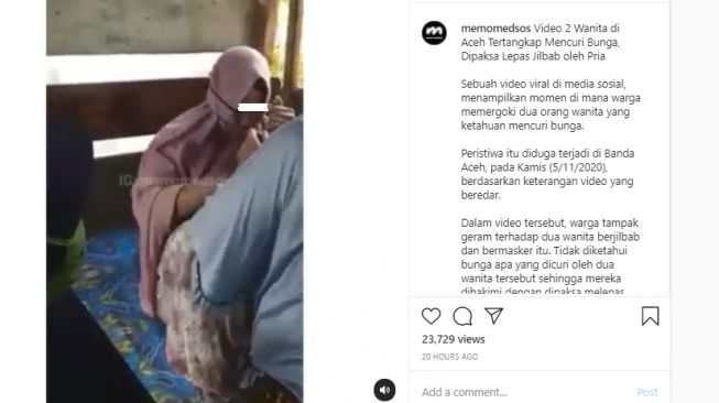 Viral, Gara-Gara Ketahuan Mencuri Bunga, Dua Wanita ini Dipaksa Untuk ...
